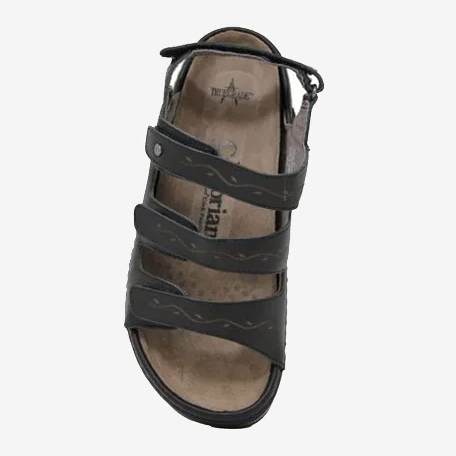 Sole to Soul - Cambrian Orthopedic Mariner Sandal - Black / Grey ...
