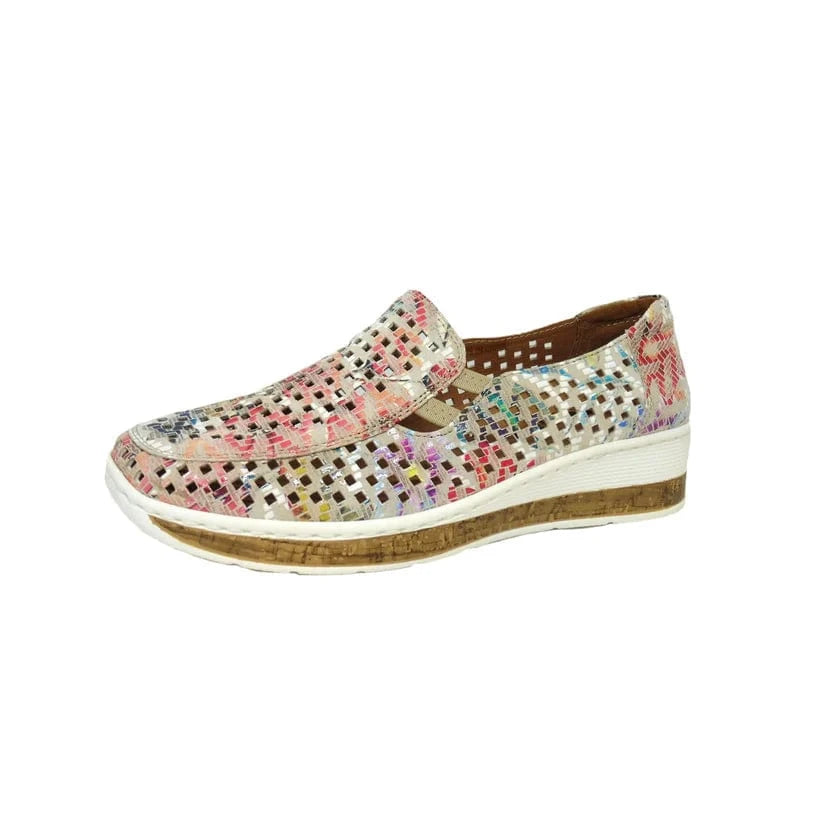 Sole to Soul - Cassini Womens Monkey Slip-On Shoes - Bright Multi ...