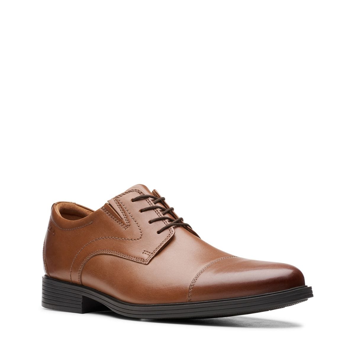 Sole to Soul - Clarks Mens Whiddon Plain Lace - Dark Tan Leather ...
