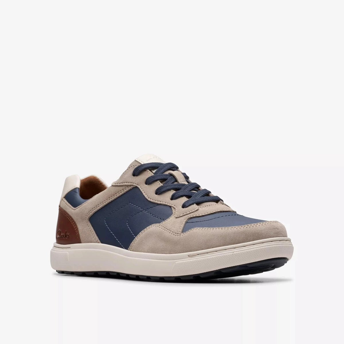 Clarks Men's Mapstone Sport Sneakers- Grey Combi – Sole To Soul ...