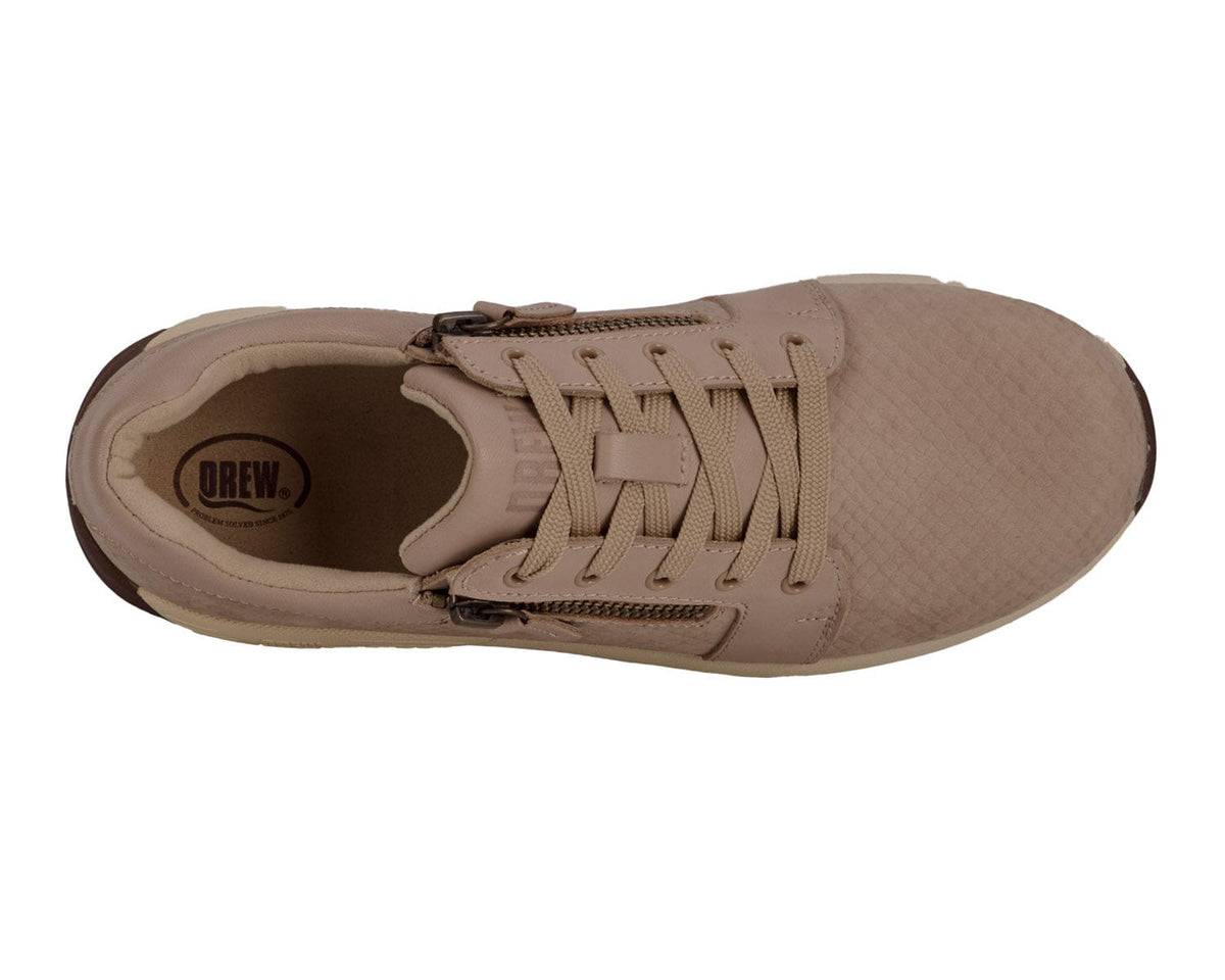 Drew Women's Tally Athletic Shoes- Taupe Nubuck Combo – Sole To Soul ...