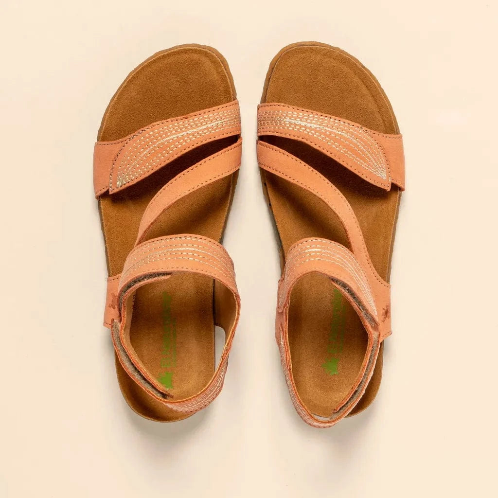 El Naturalista Women's Panglao Sandals- Nobuck Lavado/ Salmon – Sole To ...