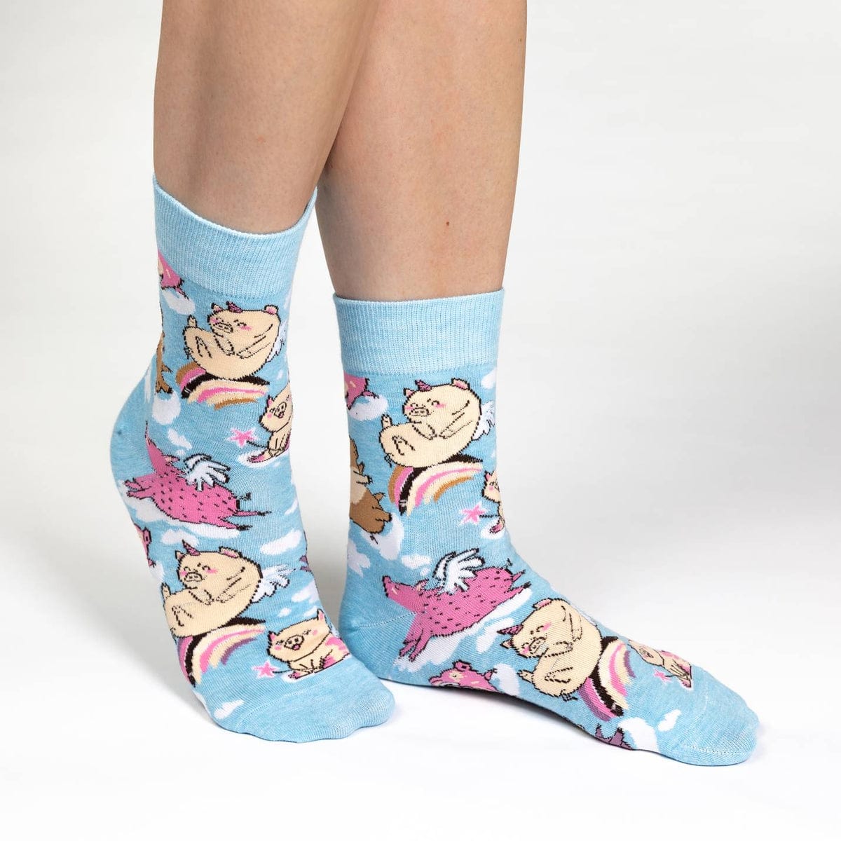 Good Luck Sock Women's Socks- Flying Pigs – Sole To Soul Footwear Inc.