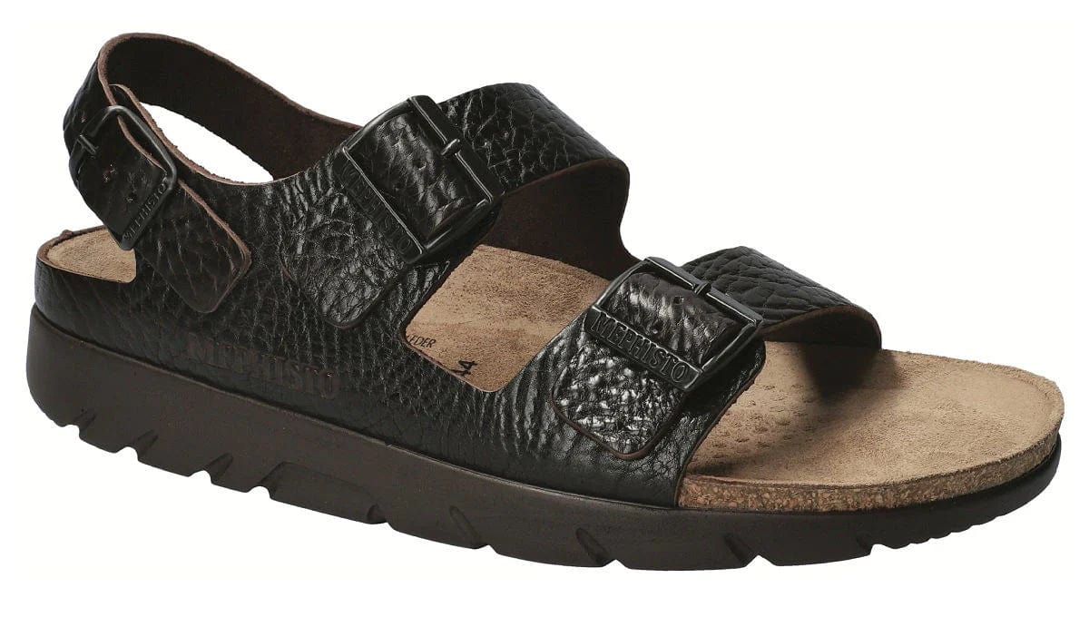 Mephisto Men's Zeus Fit Sandals- Dark Brown – Sole To Soul Footwear Inc.