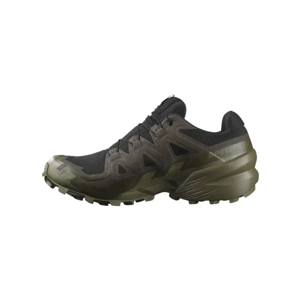 Salomon Men's Speedcross 6 Gore-Tex® Trail Runners- Black/ Lichen Gree ...