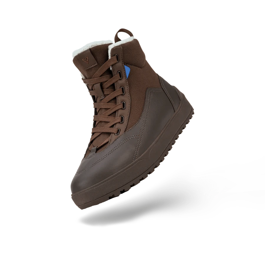Vessi Women's Alta High Top Winter Boots- Dark Teak/ Mocha – Sole To ...