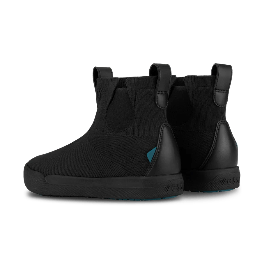 Vessi Women's Weekend Chelsea Boots- Asphalt Black on Black – Sole To ...