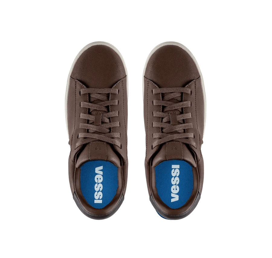 Vessi Men's Soho Sneakers- Dark Teak/ Dune – Sole To Soul Footwear Inc.