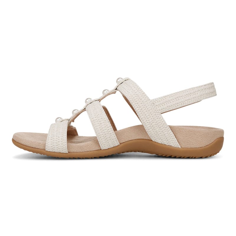 Vionic Women's Amber Sandals- Cream/ Pearl – Sole To Soul Footwear Inc.