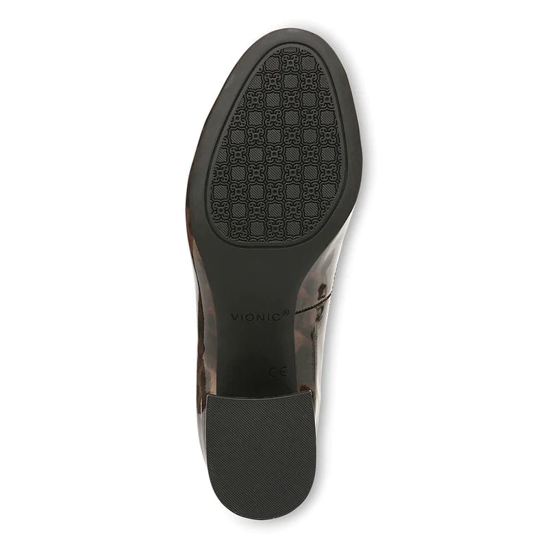 Vionic Womens Carmel Heel - Patent Leopard – Sole To Soul Footwear Inc.