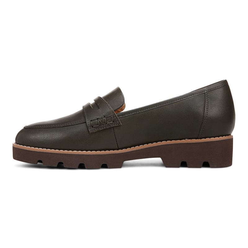 Vionic Women's Cheryl II Loafers- Dark Khaki – Sole To Soul Footwear Inc.
