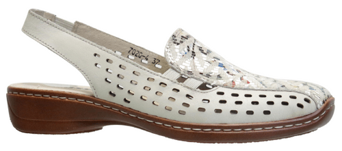 Cassini Women's Mot Slingback Loafers- Bone/ Zigzag – Sole To Soul ...