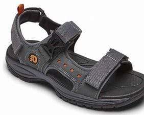 Dunham Men's Nolan WF Sport Sandals- Grey – Sole To Soul Footwear Inc.