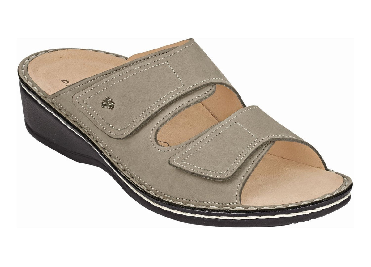 Finn Comfort Womens Jamaika Sandals - Iris/ Equipe Argento/ Grey – Sole ...