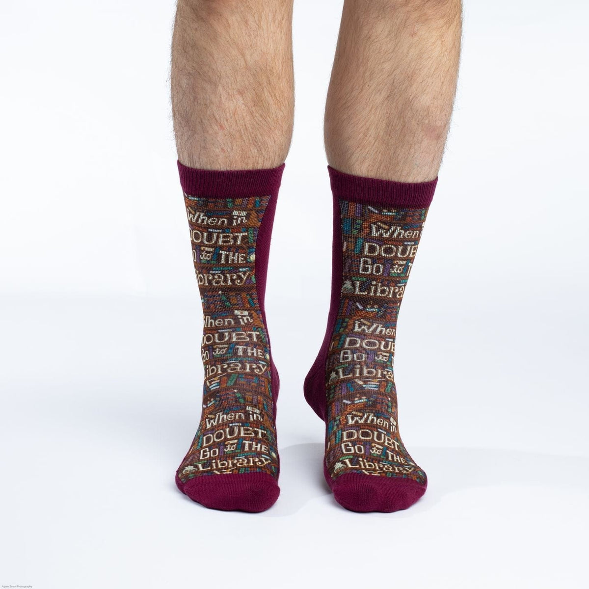 Good Luck Sock Men's Active Fit Socks- Go to The Library – Sole To Soul ...