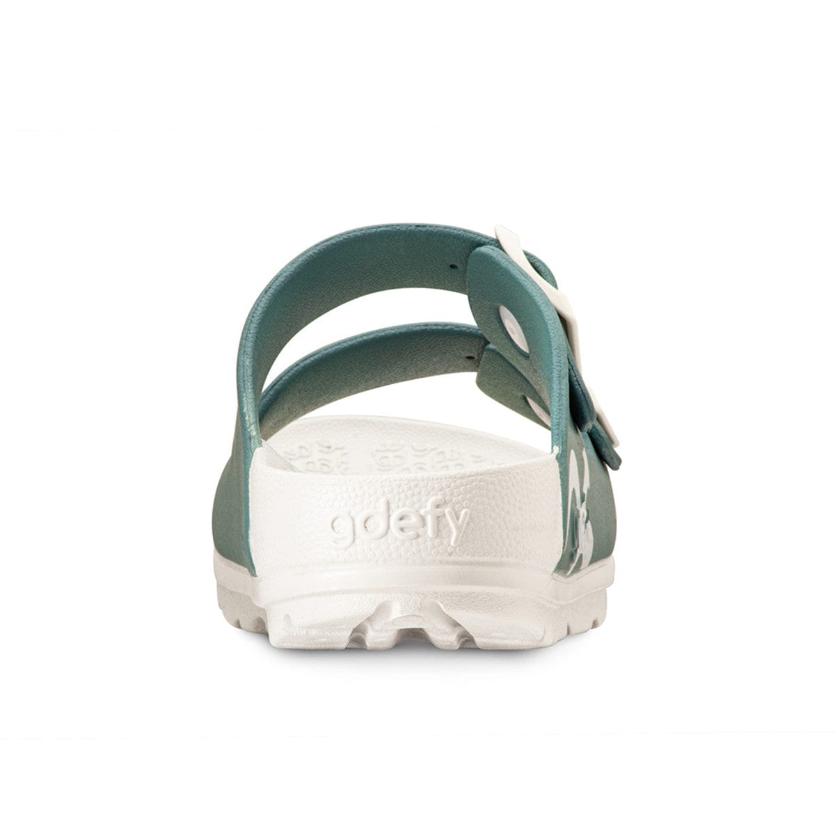 Gravity Defyer Women's Therapeutic Slide Sandals- White/ Blue – Sole To ...