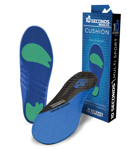 10 Seconds Insoles- Multi Sport Cushion – Sole To Soul Footwear Inc.