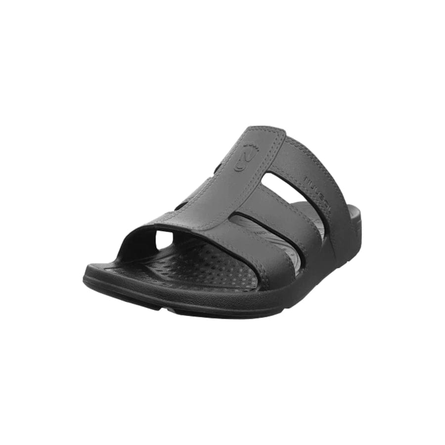 Nuu Sol Men's Stanley Slides- Eclipse Black – Sole To Soul Footwear Inc.