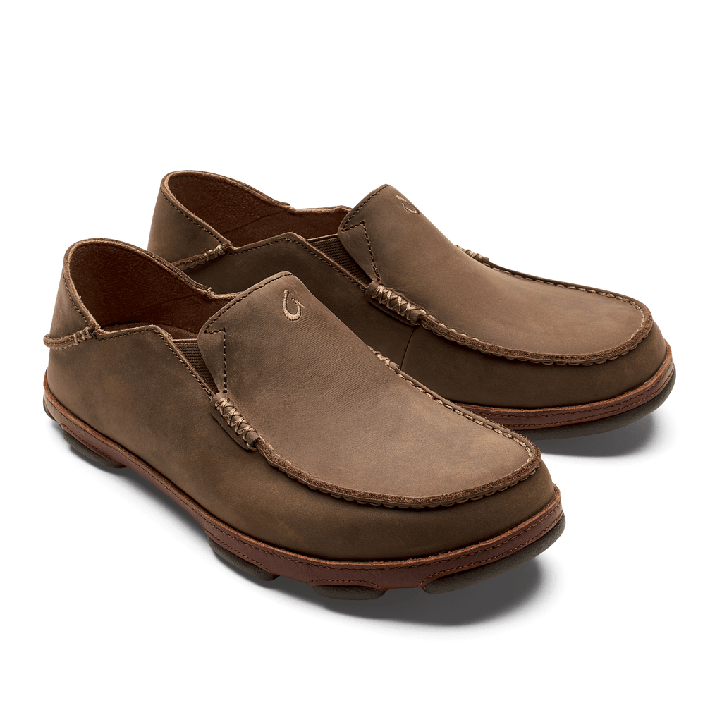 OluKai Men's Moloa Slip Ons- Ray/Toffee – Sole To Soul Footwear Inc.